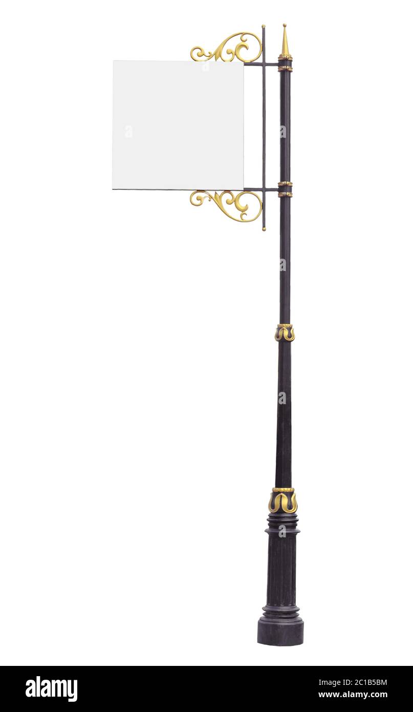 Old Fashioned Signpost Cut Out Stock Images & Pictures - Alamy