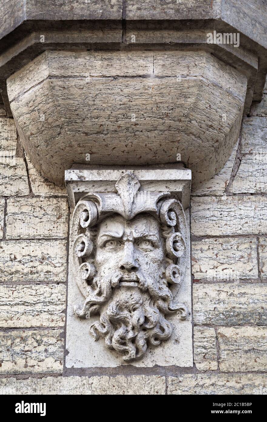 Bas relief sculpture man face hi-res stock photography and images - Alamy