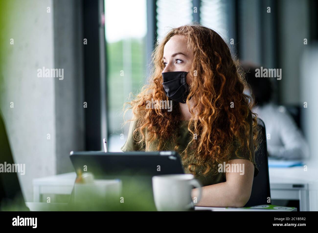 Office workplace after covid 19 hi-res stock photography and images - Alamy