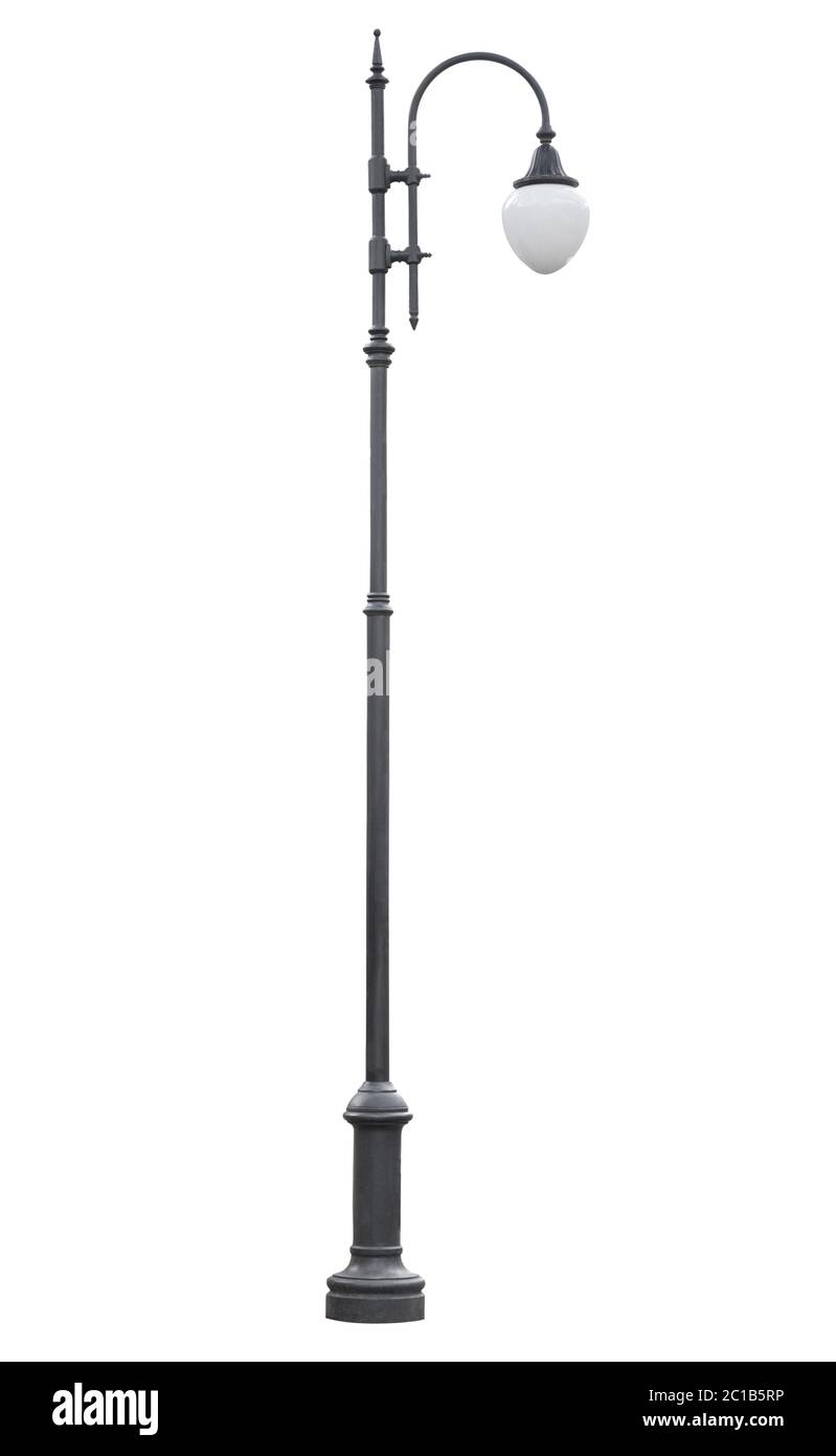Street lamppost, isolated Stock Photo - Alamy