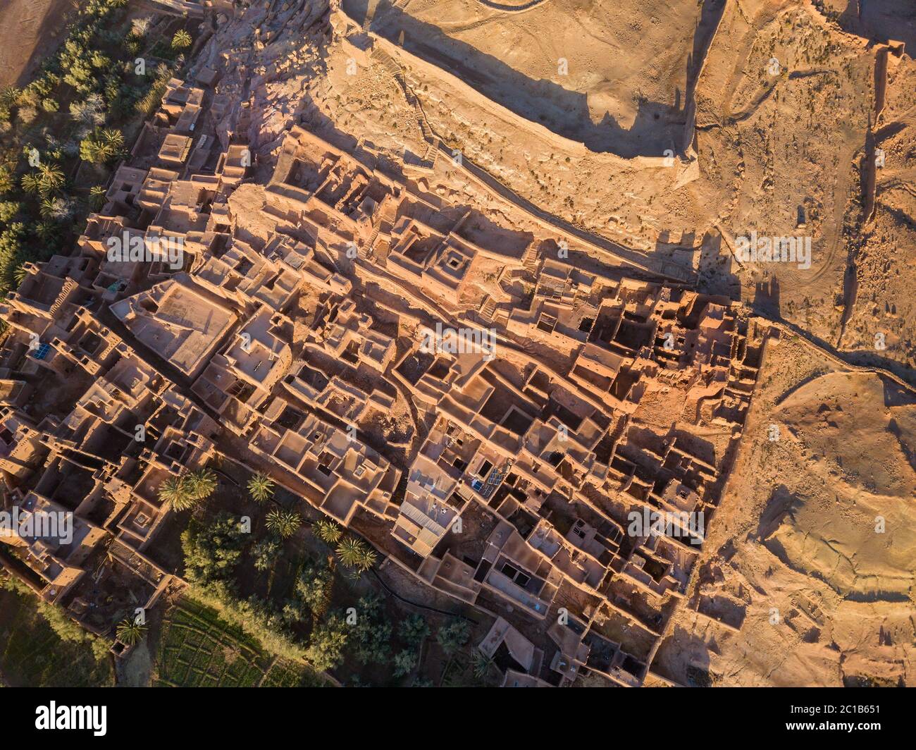 Aerial view traditional african village hi-res stock photography and ...