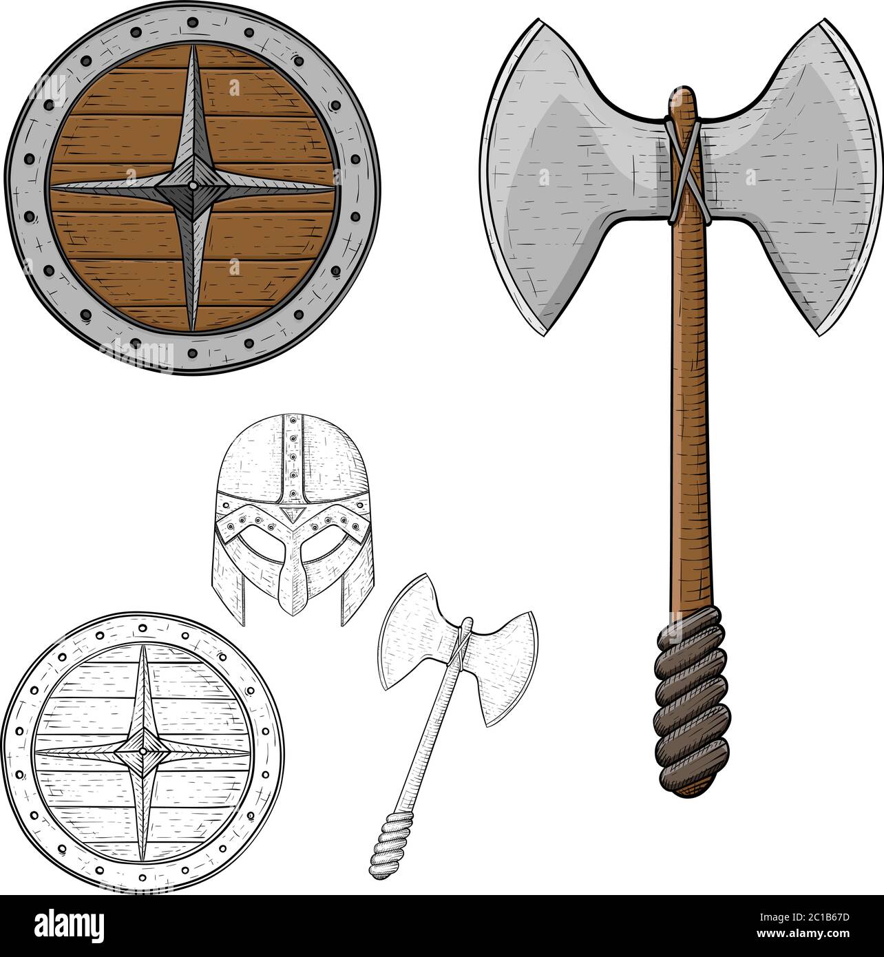 Viking armour hi-res stock photography and images - Alamy