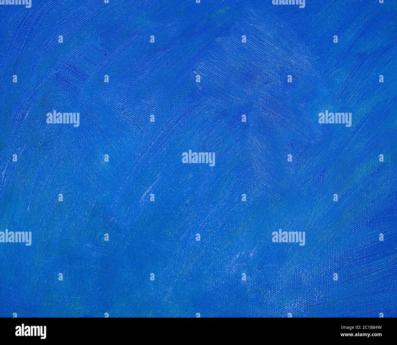 Blue oil painting canvas background Stock Photo - Alamy
