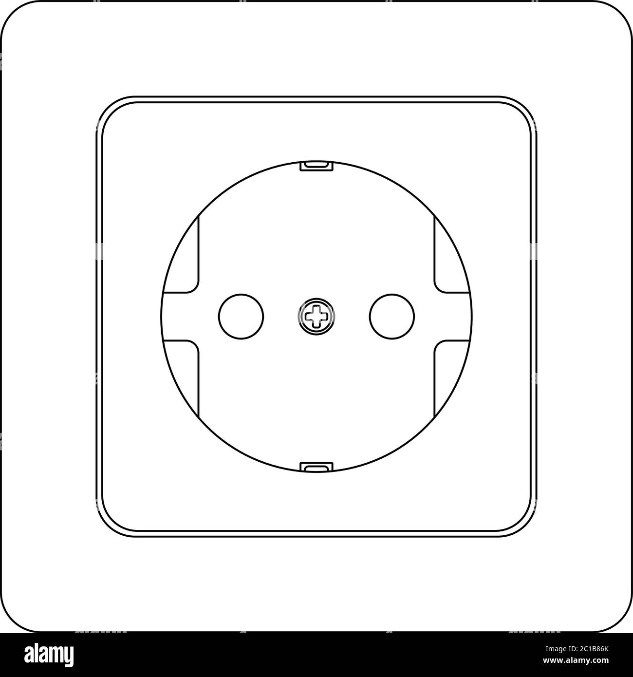 Europe outline Black and White Stock Photos & Images - Alamy