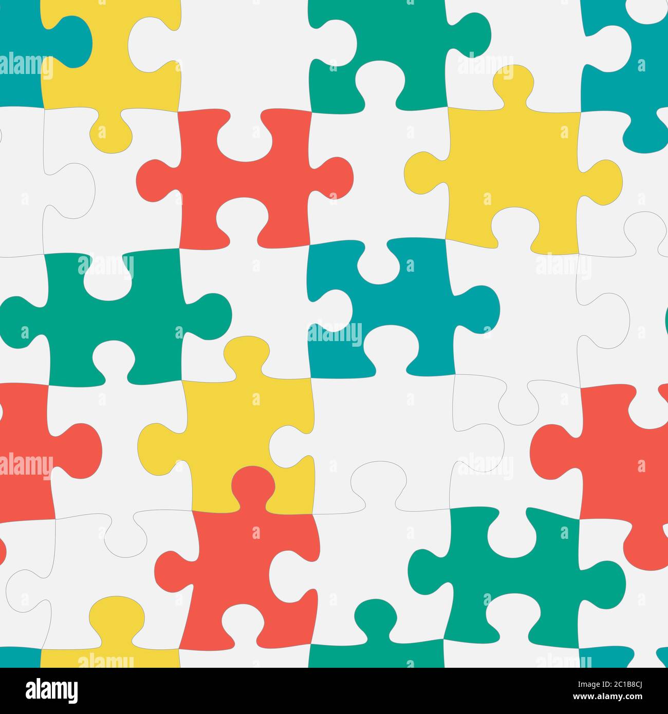 Completed puzzle Stock Vector Images - Alamy