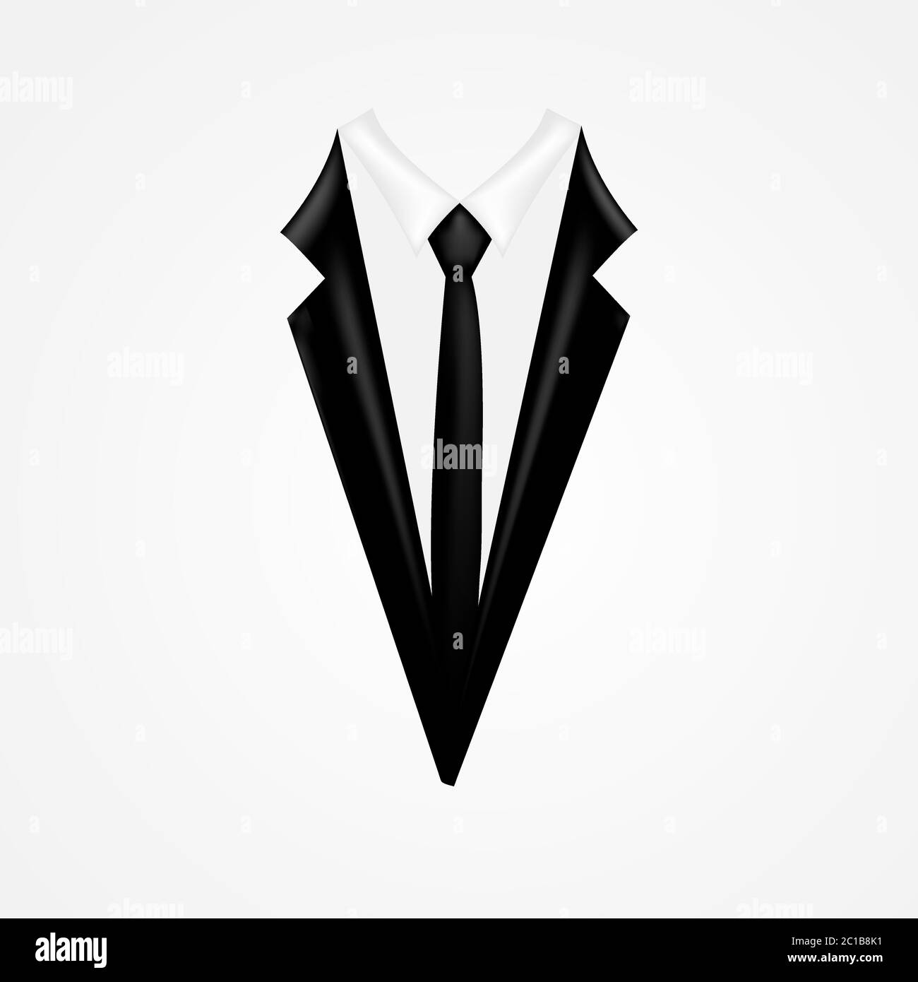 Tuxedo vector with tie Stock Vector Image & Art - Alamy