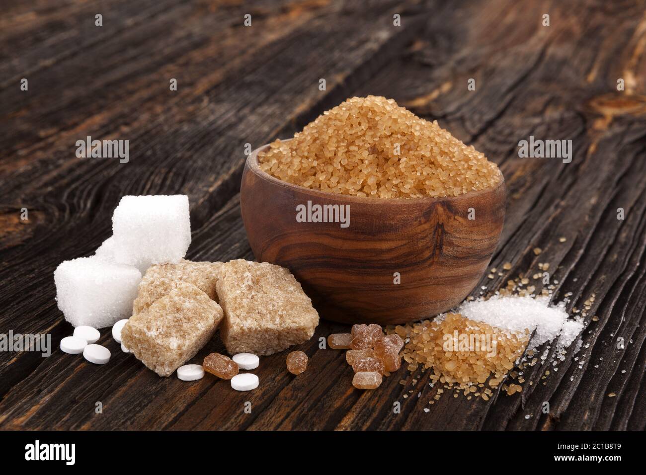 Various types of sugar Stock Photo - Alamy