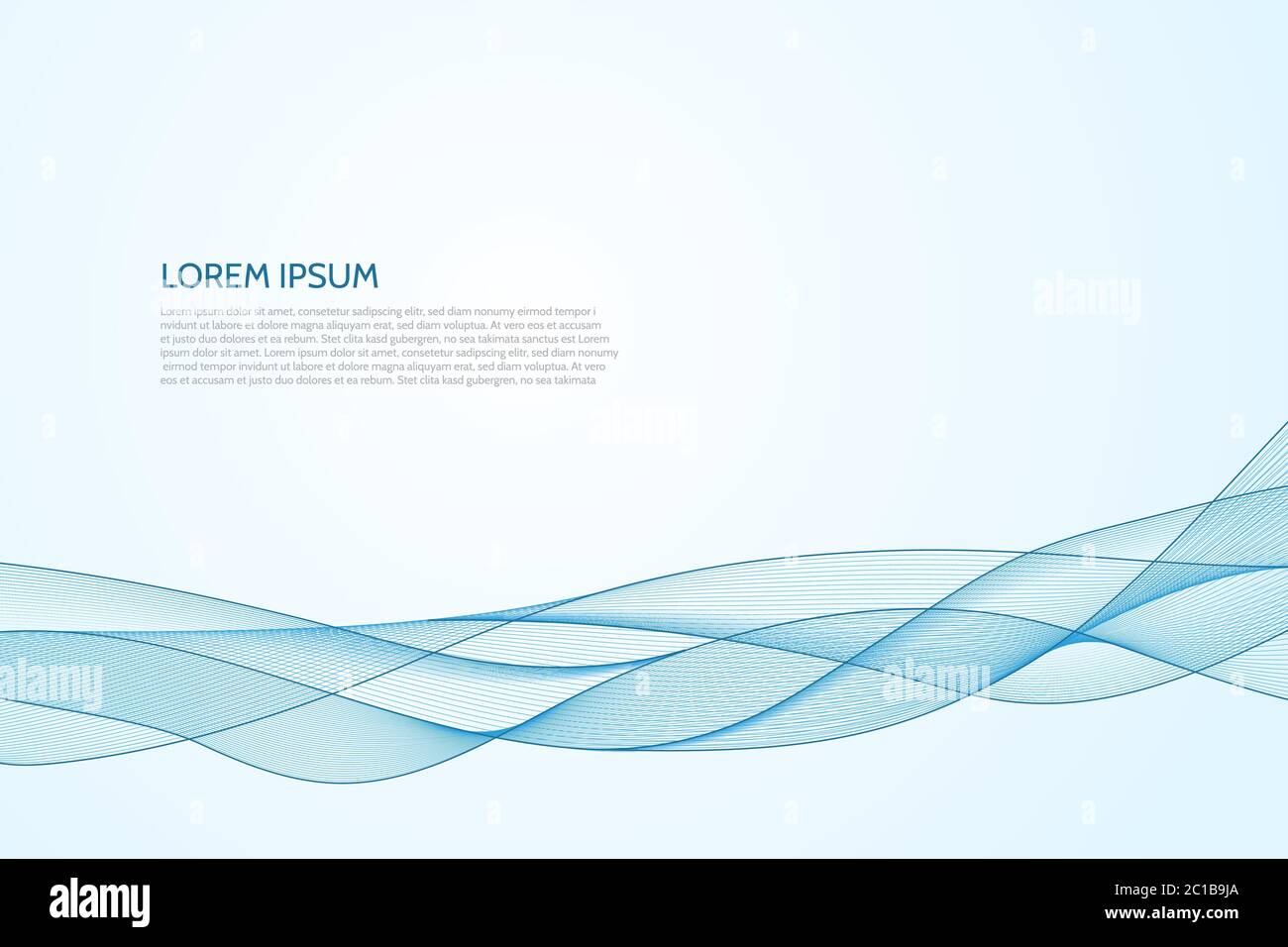 Vector abstract wavy blue background Stock Vector Image & Art - Alamy