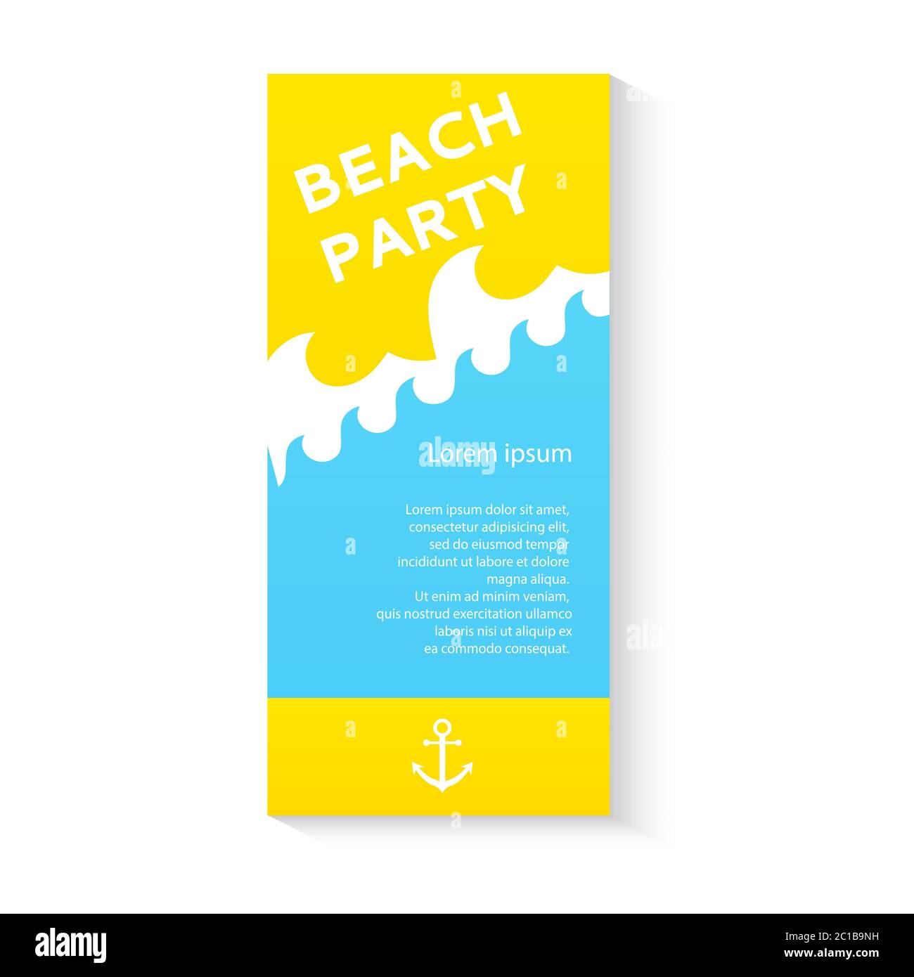 Beach Flyer Background