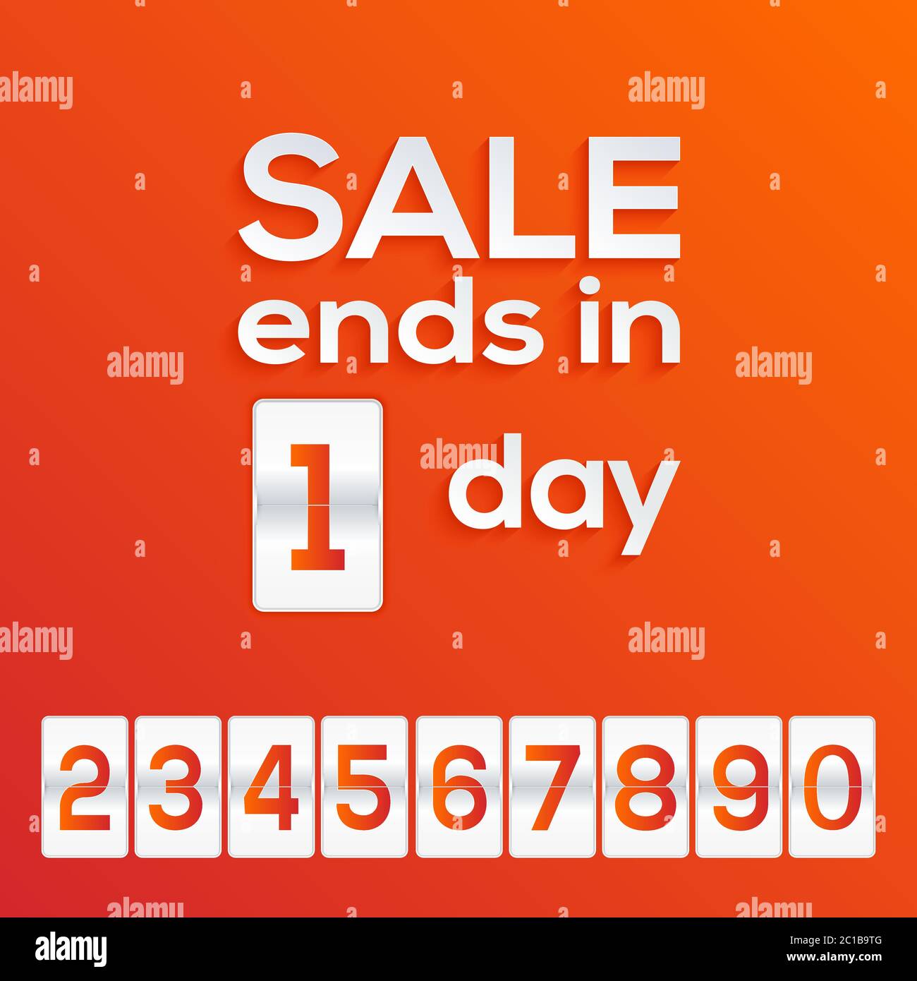 Limited time sale on a mechanical timetable Stock Vector Image & Art ...