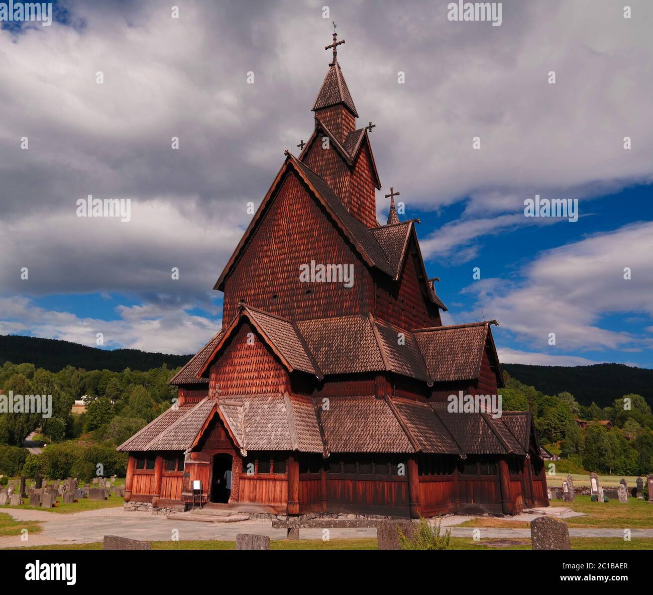 Heddal Stave Church, Notodden municipality, Norway Stock Photo - Alamy