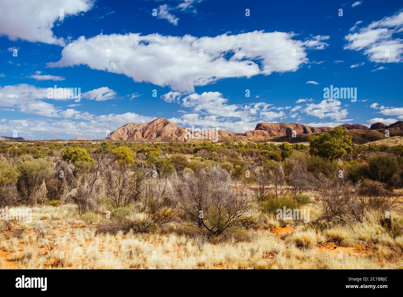 West MacDonnell Ranges View in Australia Stock Photo - Alamy