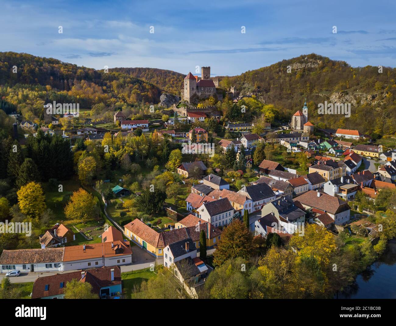 View of hardegg castle hi-res stock photography and images - Alamy