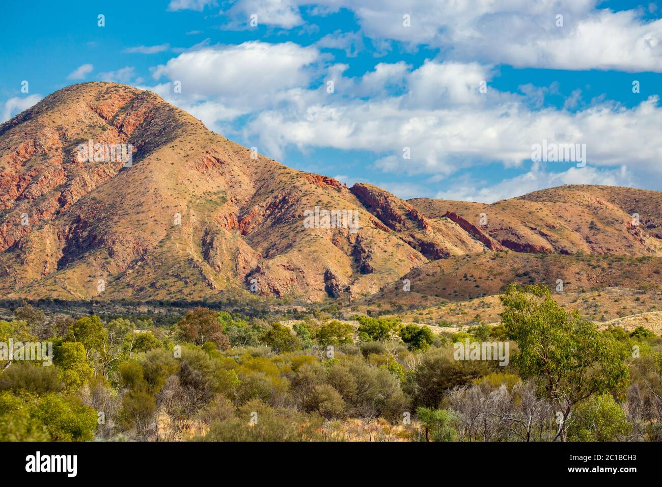 West MacDonnell Ranges View in Australia Stock Photo - Alamy