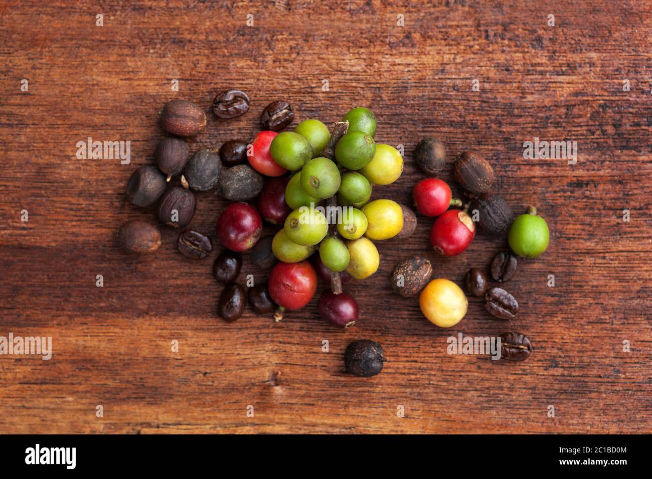 Tropical fruit and coffee beans hi-res stock photography and images - Alamy