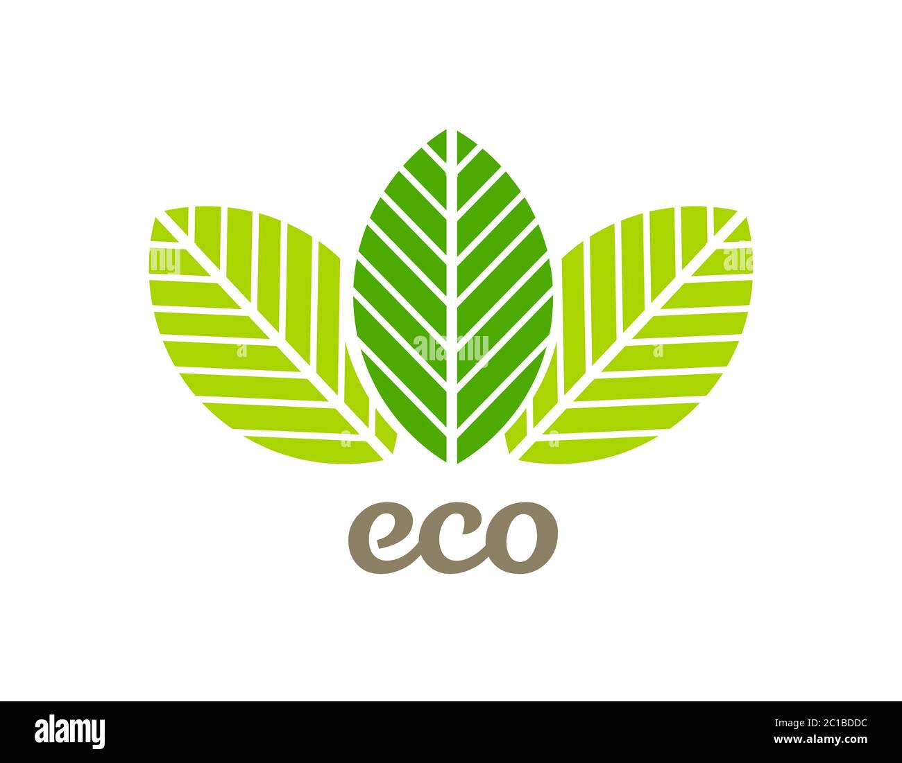 Eco leaves natural symbol. Vector illustration Stock Vector Image & Art ...