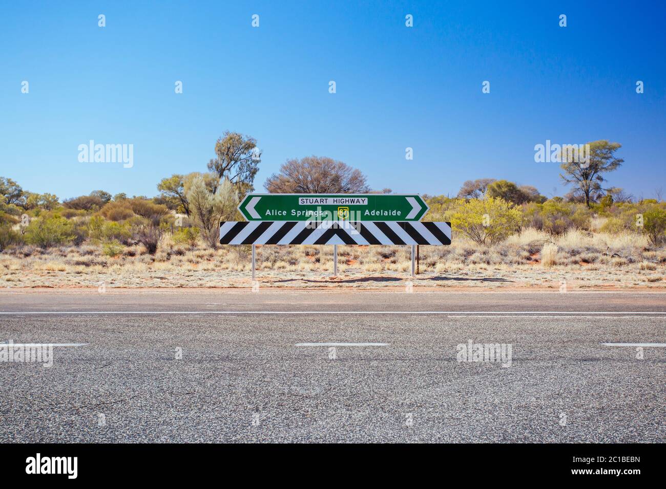 Uluru Road Sign in Outback Australia Stock Photo - Alamy