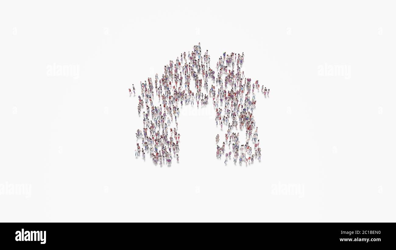 Big crowd door Cut Out Stock Images & Pictures - Alamy