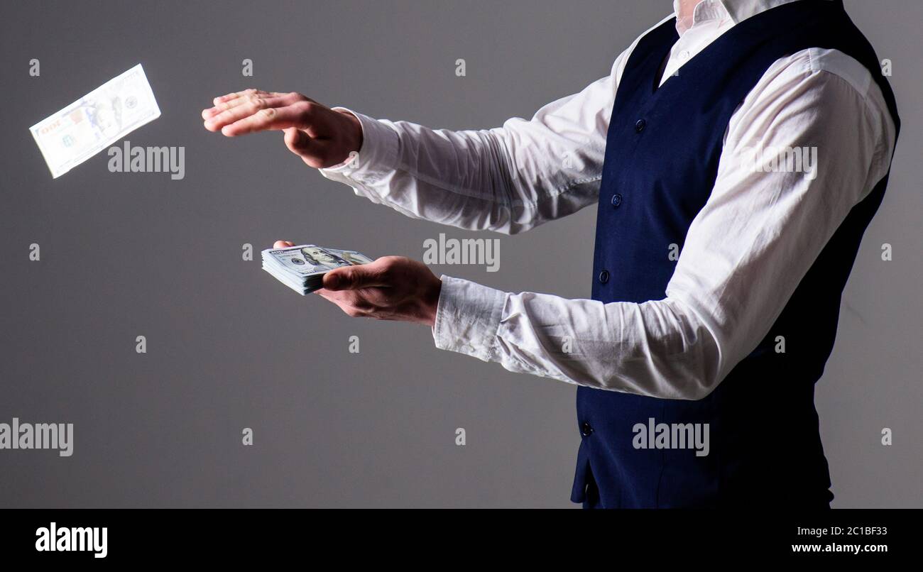 Throwing money in the air businessman hi-res stock photography and ...