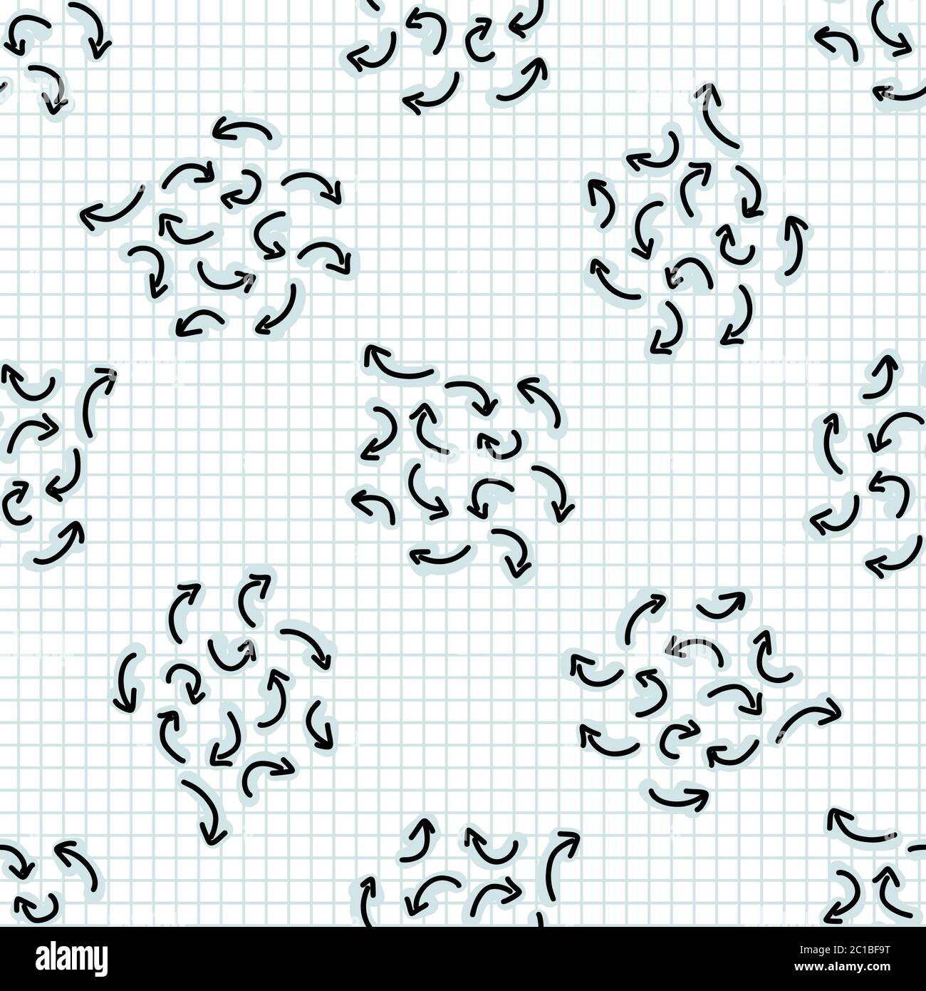 The straight and narrow path Stock Vector Images - Alamy