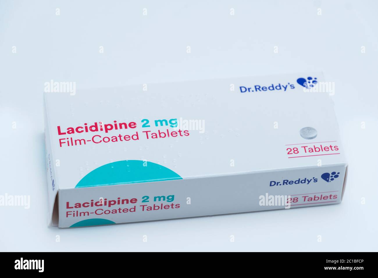 A box of Lacidipine tablets Stock Photo - Alamy