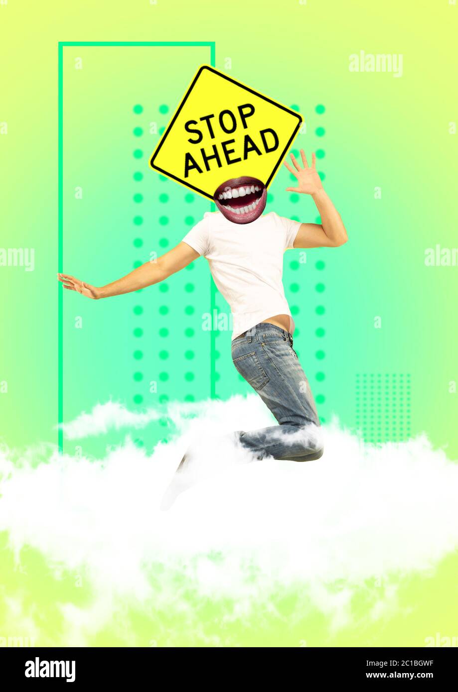 Collage of traffic signs hi-res stock photography and images - Alamy