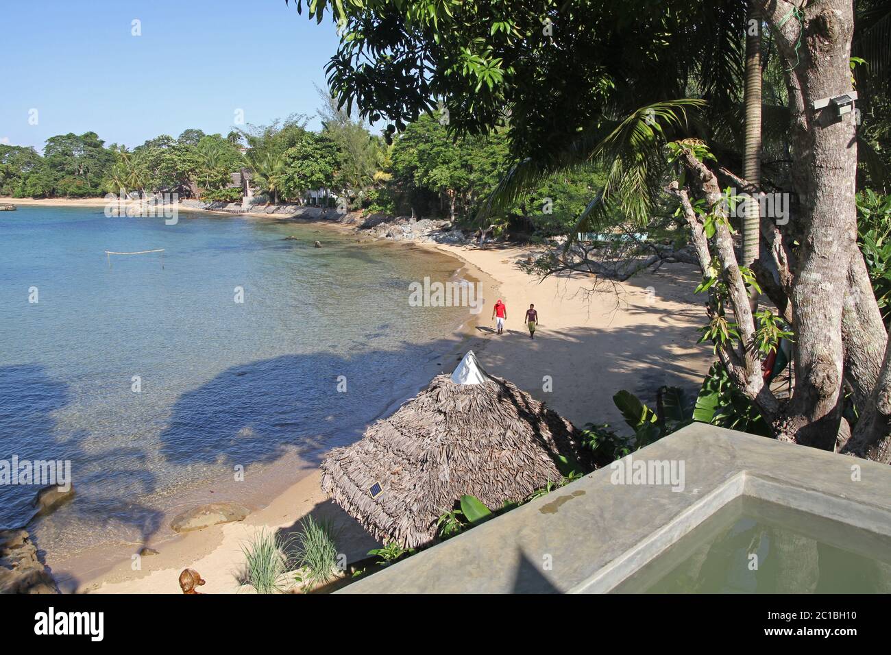 View of beach from 293 On Komba Guest House, Ampangorinana Village Nosy ...