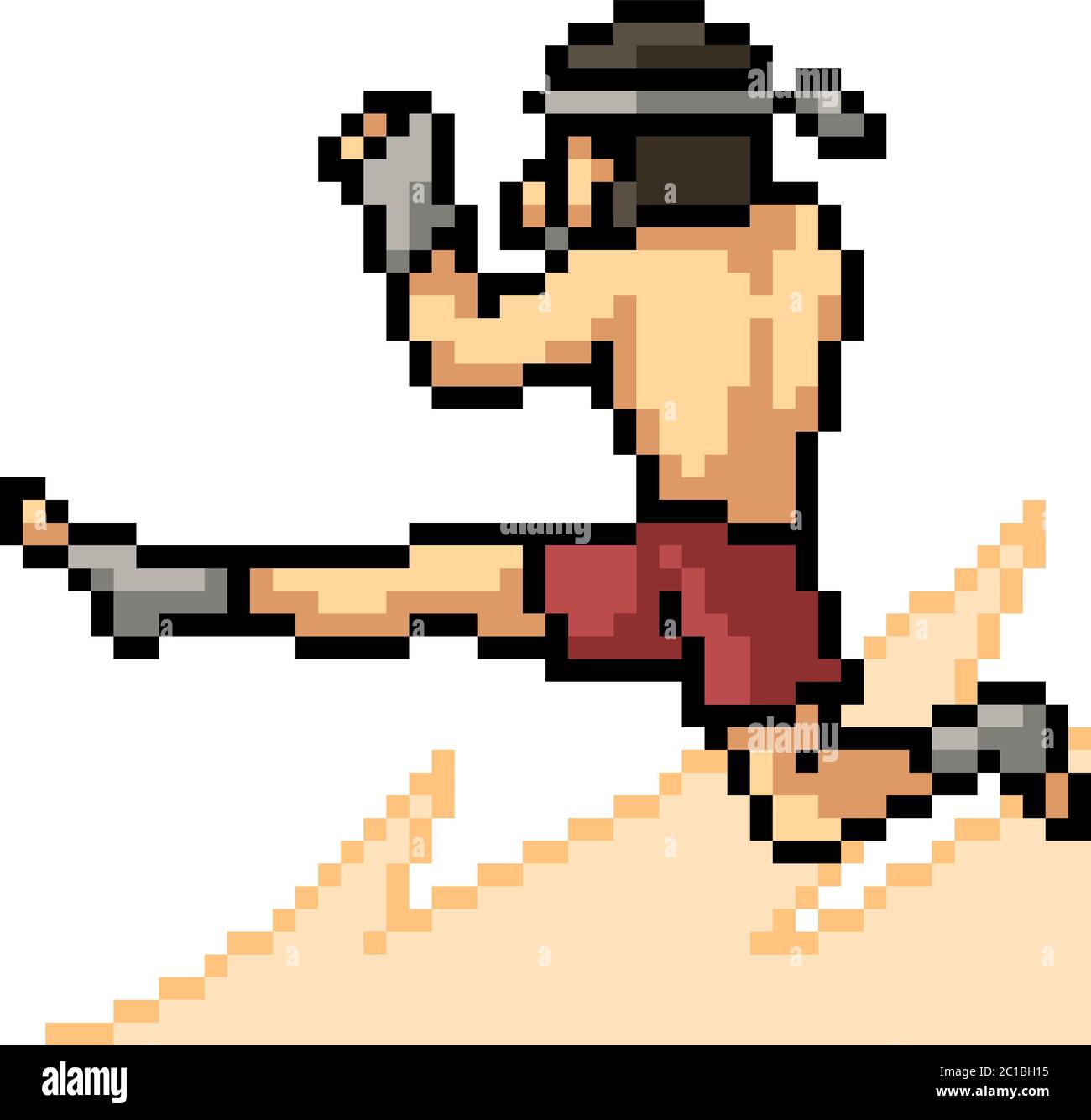 Jump kick hi-res stock photography and images - Alamy