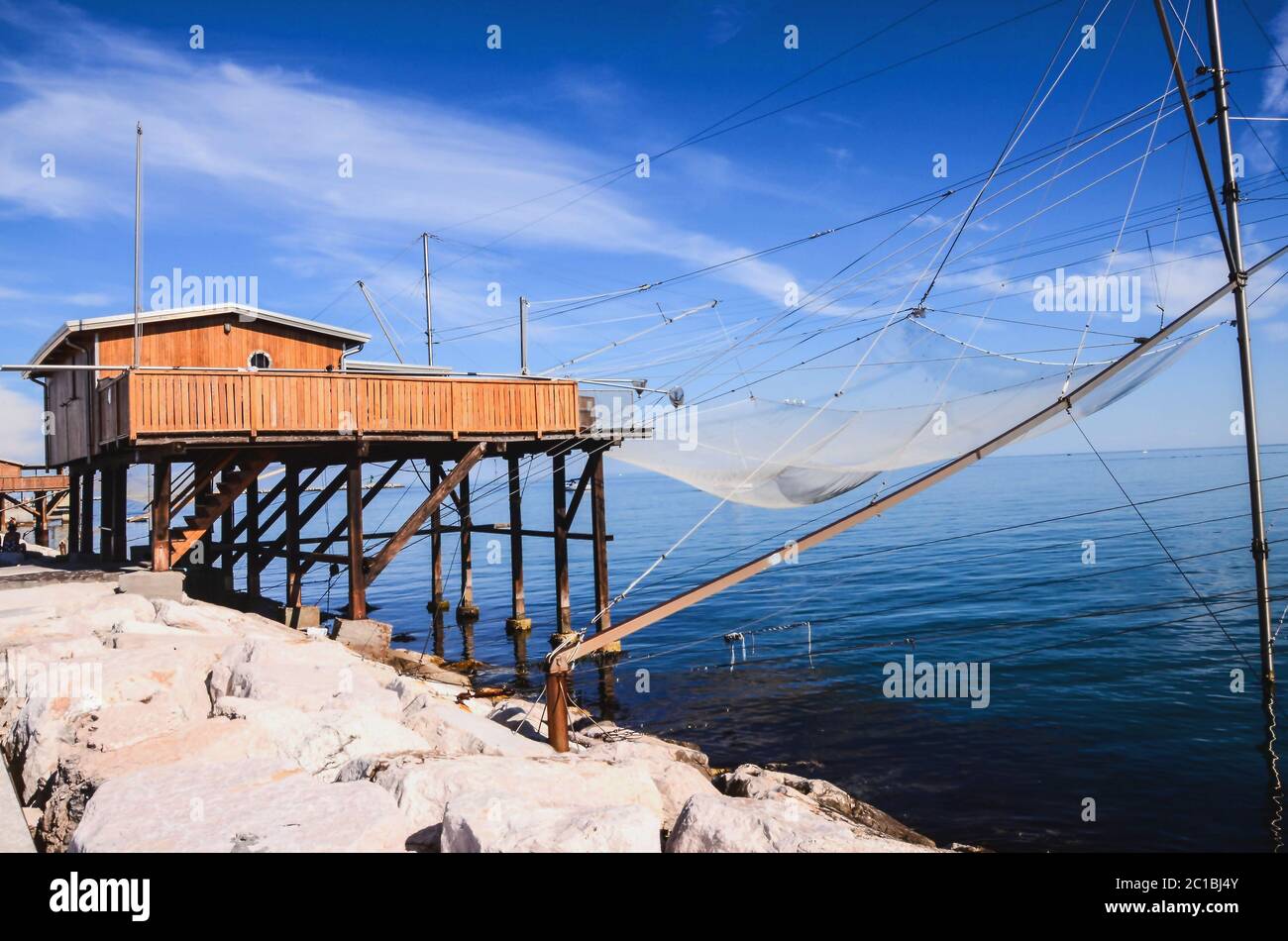 Traditional Fishing House Stock Photo - Alamy
