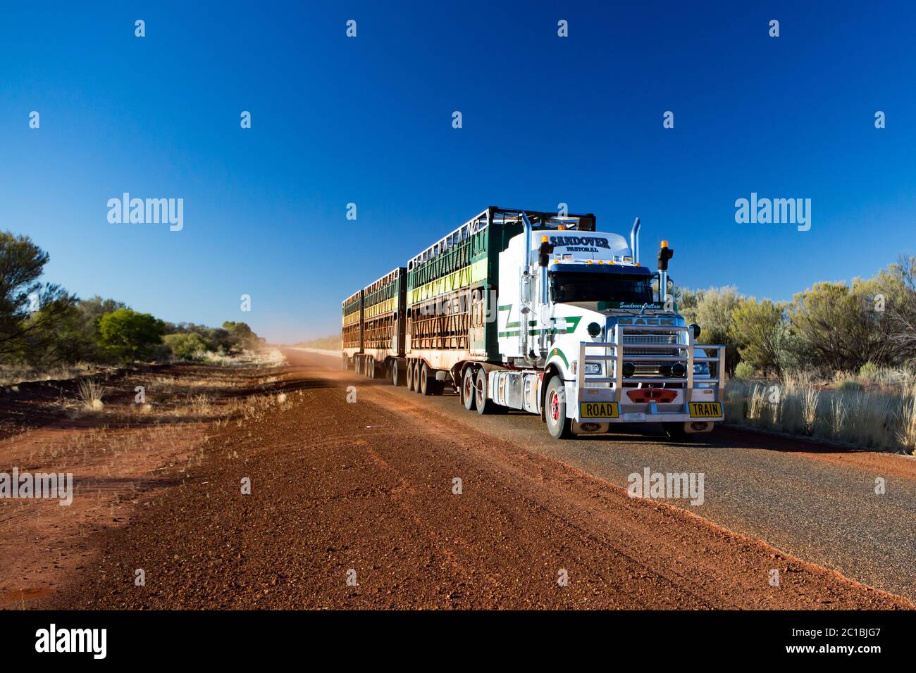 Australian Road Train Stock Photo - Alamy