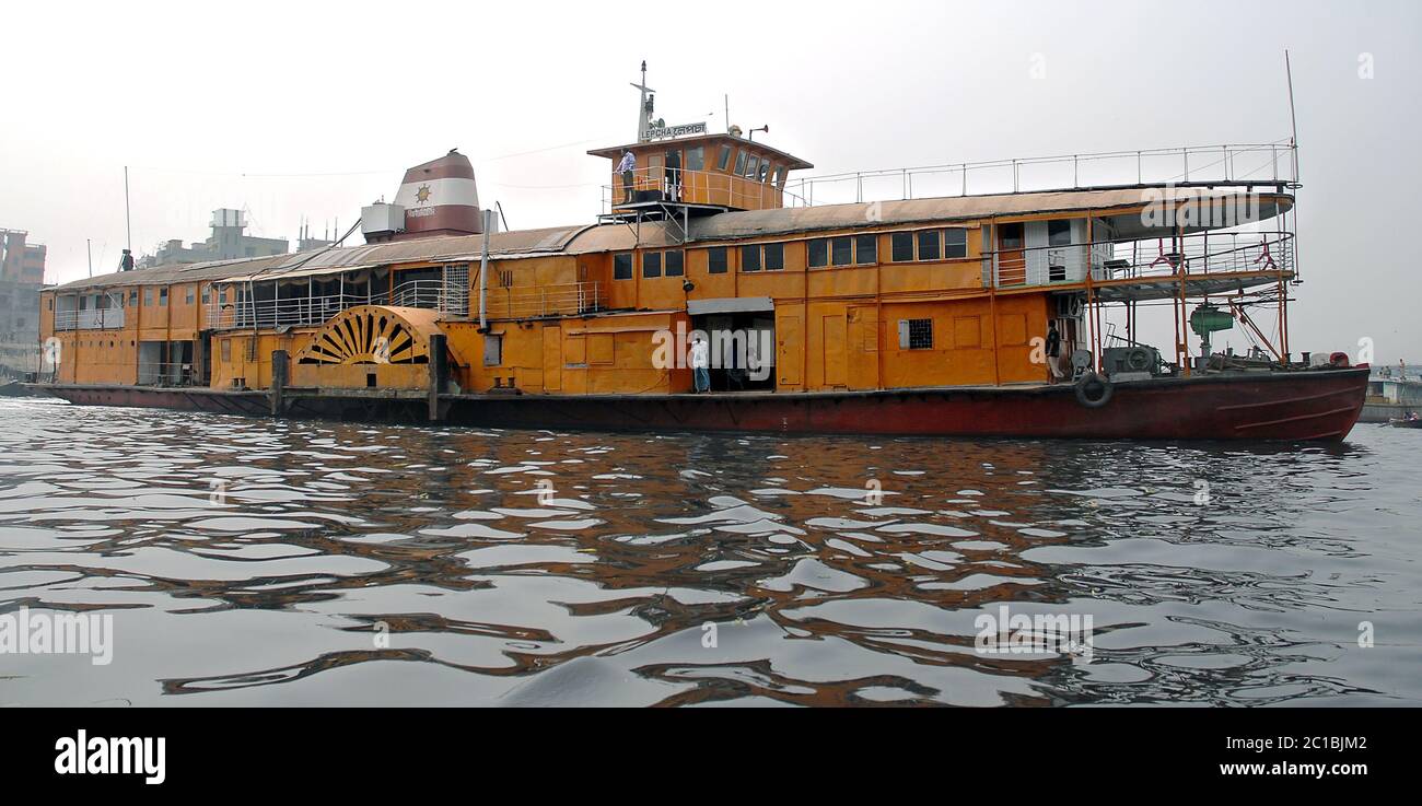 The "Rocket" at Sadarghat in Dhaka. This is the generic name given to ...