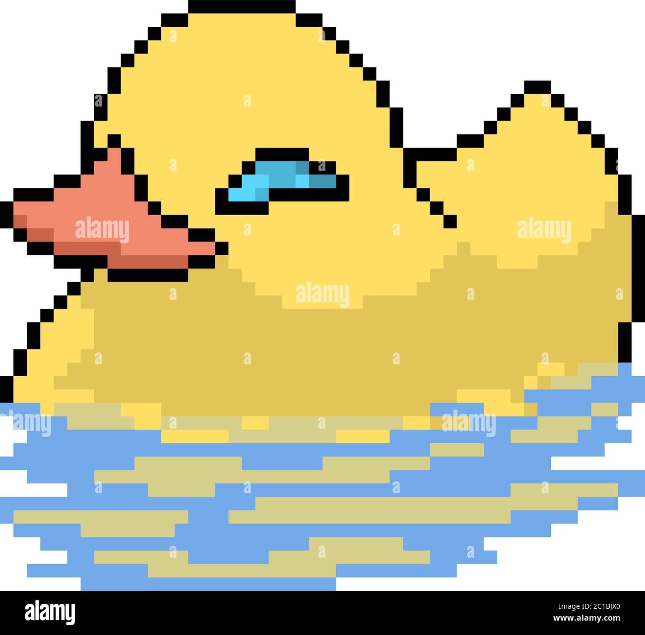 Duck pixel art hi-res stock photography and images - Alamy