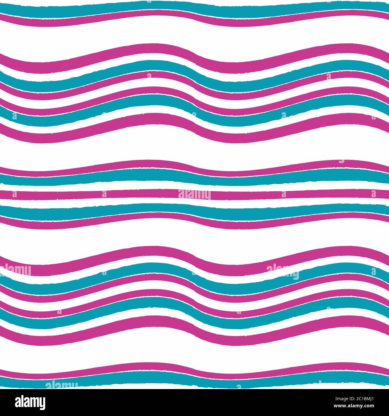 Colorful Wavy Stripes Seamless Pattern Stock Photo - Alamy