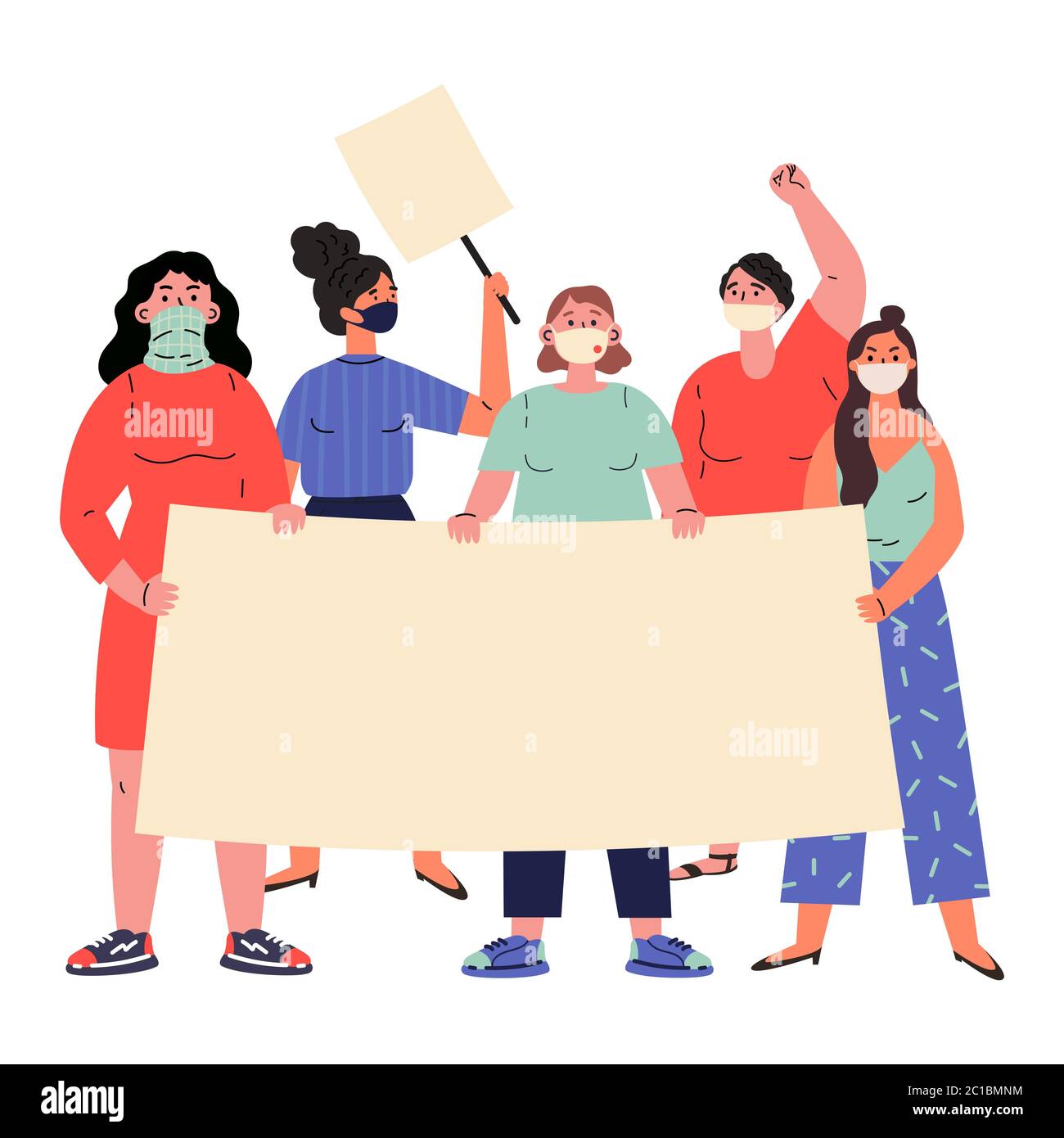 Women taking part Stock Vector Images - Alamy