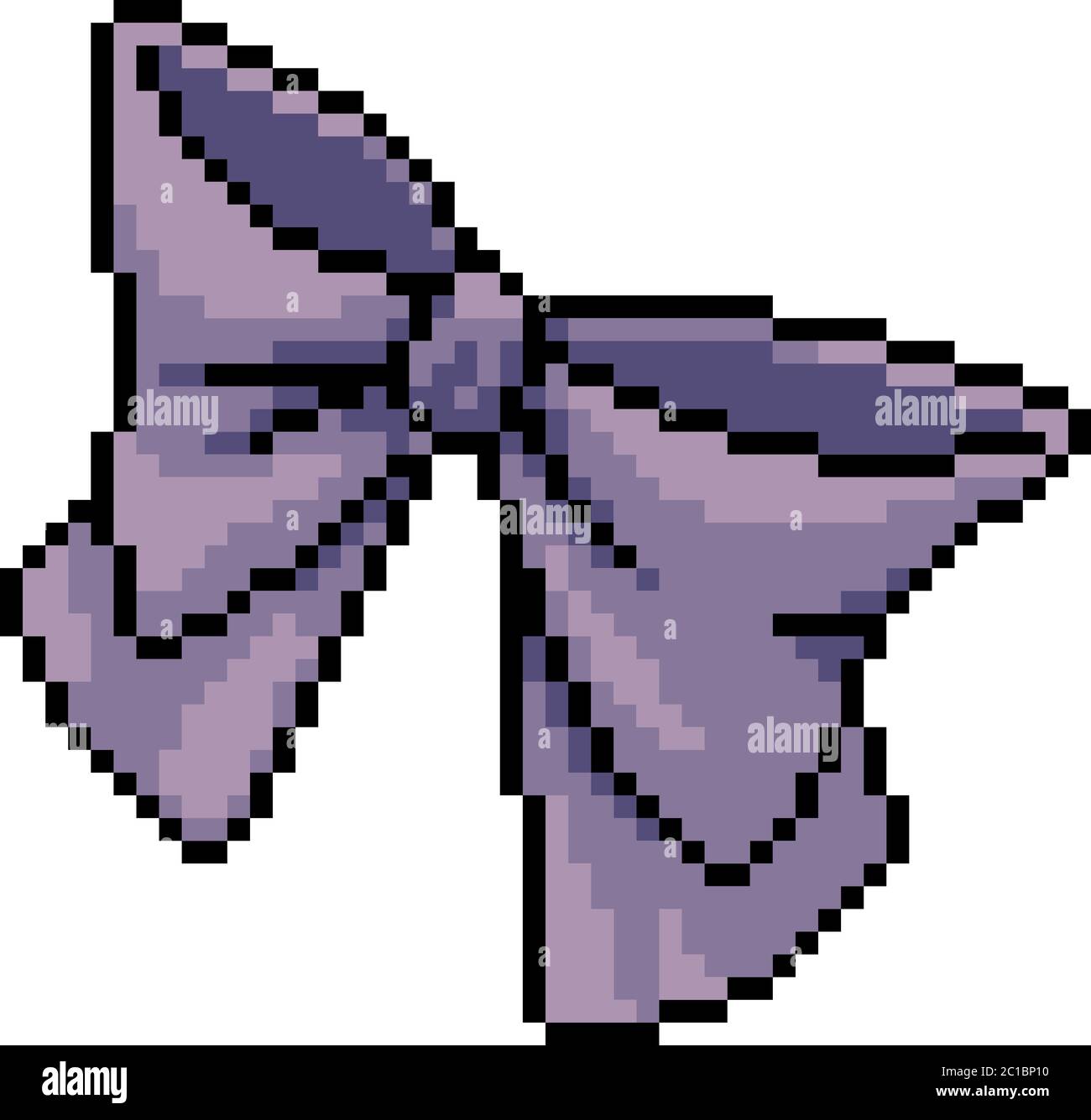 vector pixel art ribbon isolated cartoon Stock Vector Image & Art - Alamy