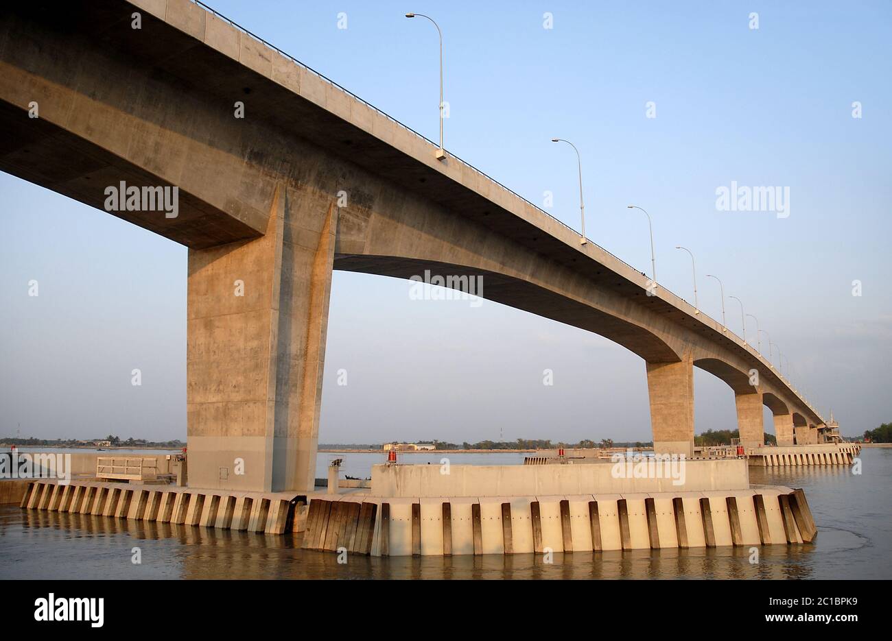 The Khan Jahan Ali Bridge, also known as the Rupsa Bridge in Khulna ...