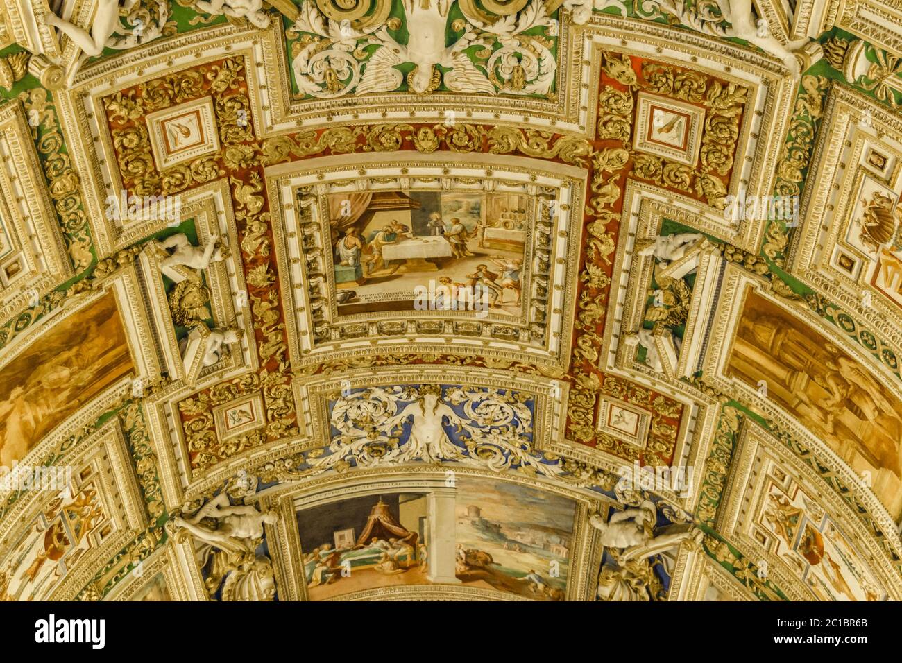 Ceilings of the vatican museum hi-res stock photography and images - Alamy