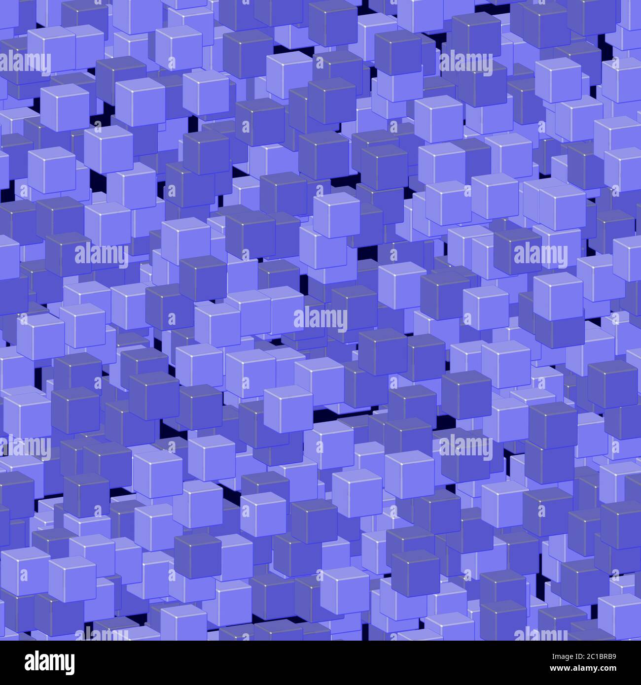 Blue 3d cubes on Stock Vector Images - Alamy