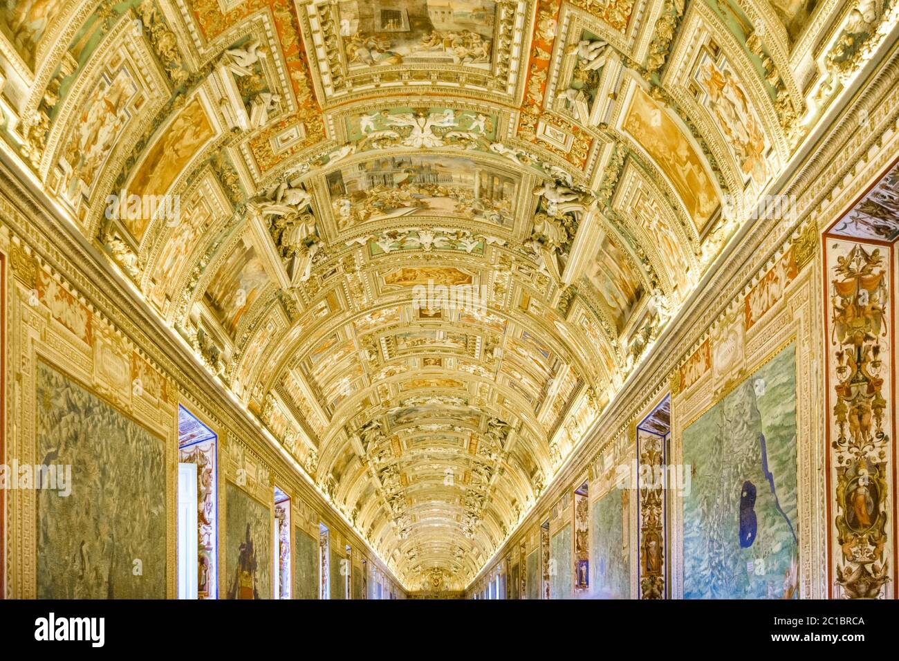 Ceilings of the vatican museum hi-res stock photography and images - Alamy