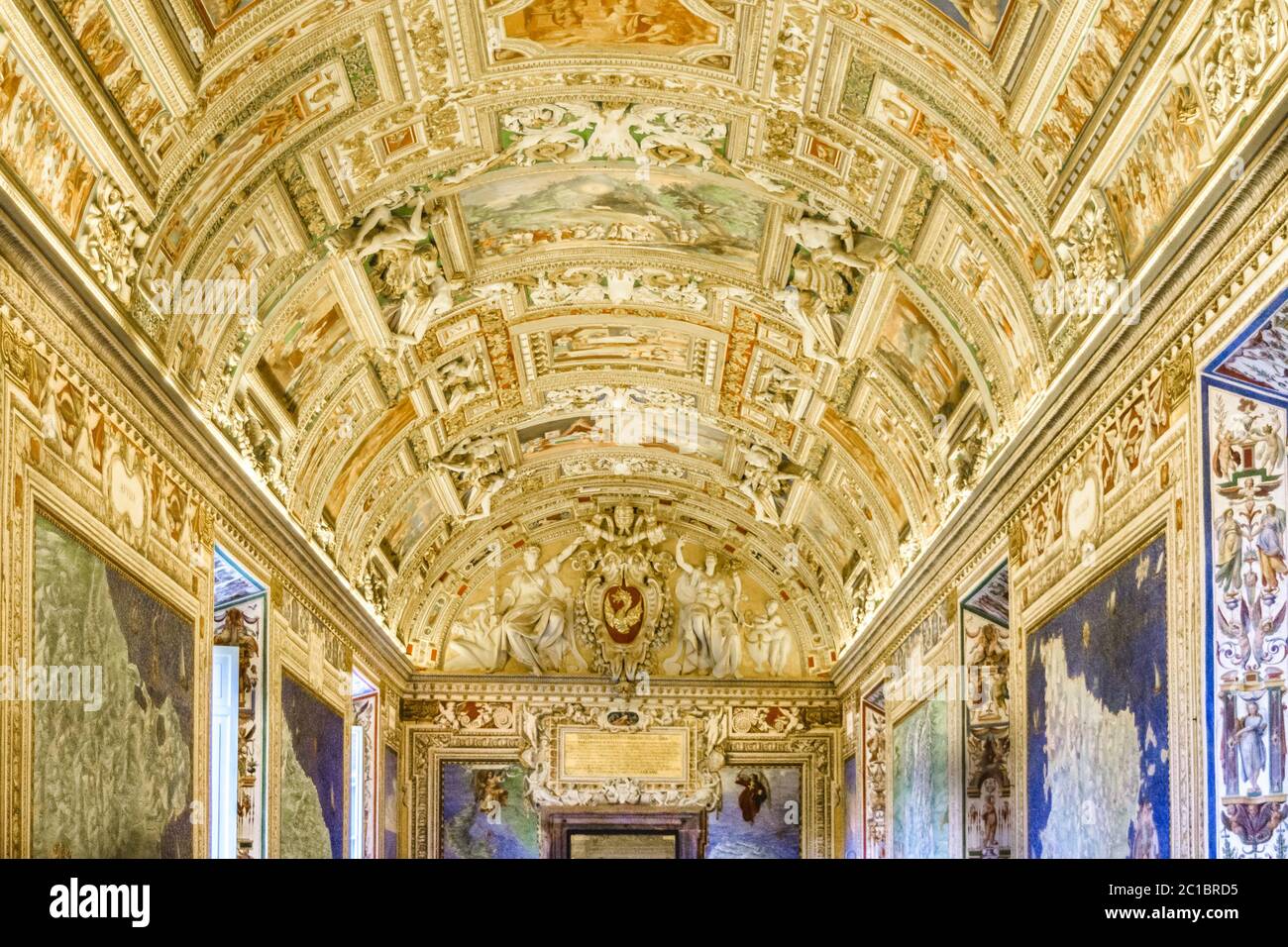 Ceilings of the vatican museums hi-res stock photography and images - Alamy