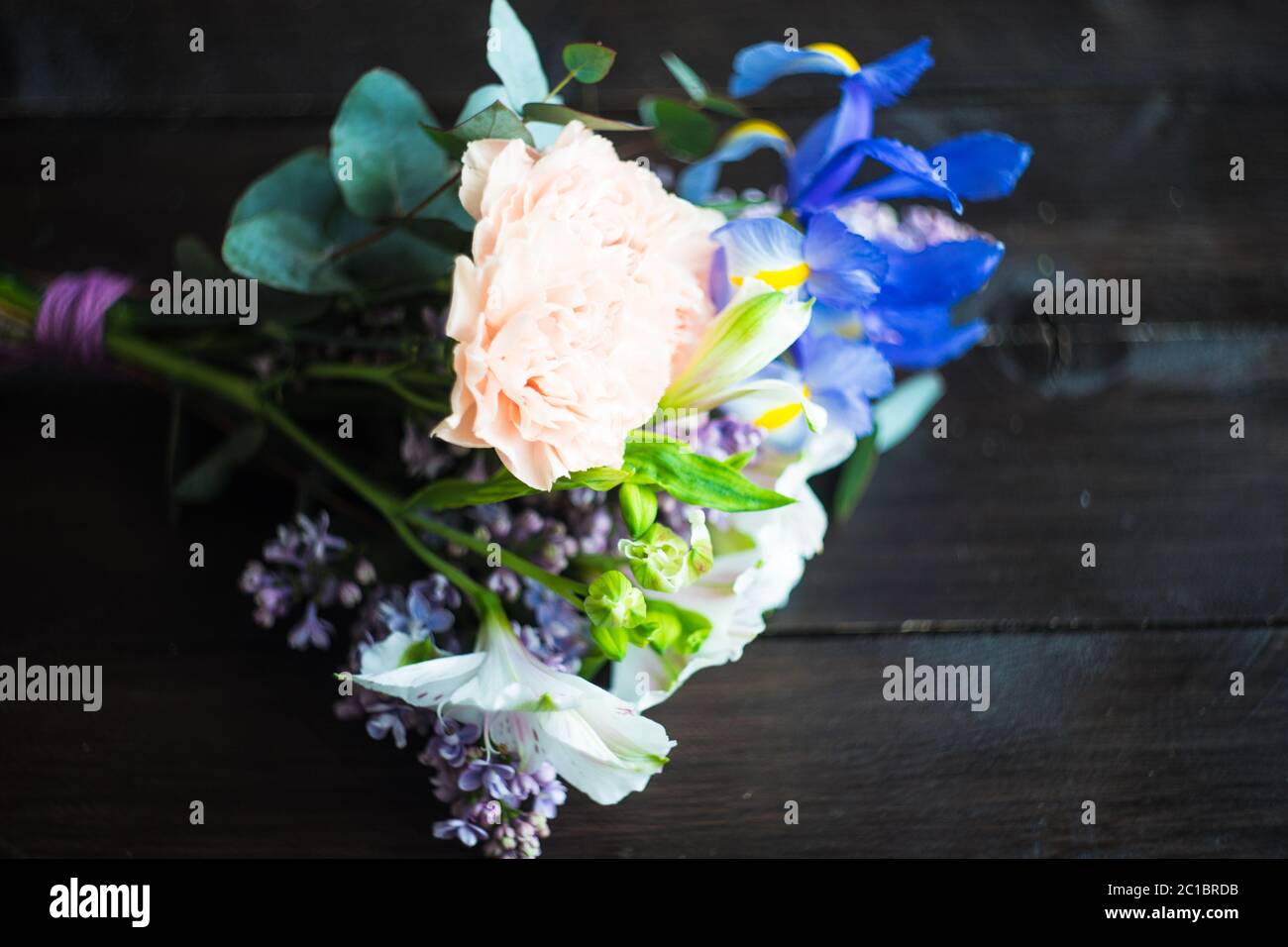 Beautiful spring flowers in a bouquet Stock Photo - Alamy