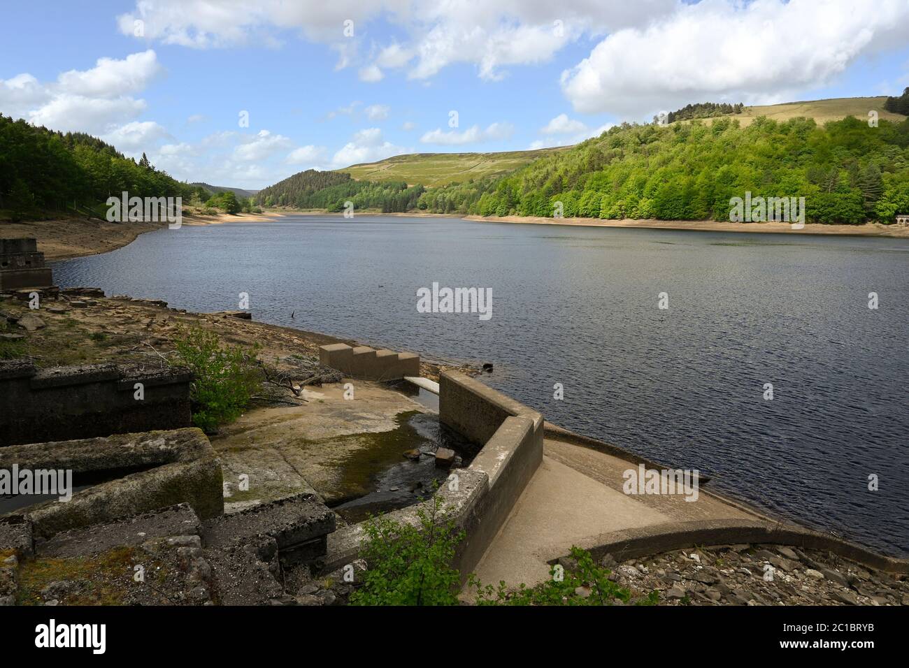 Derwent Reservoir in the Peak District Derbyshire England Stock Photo ...