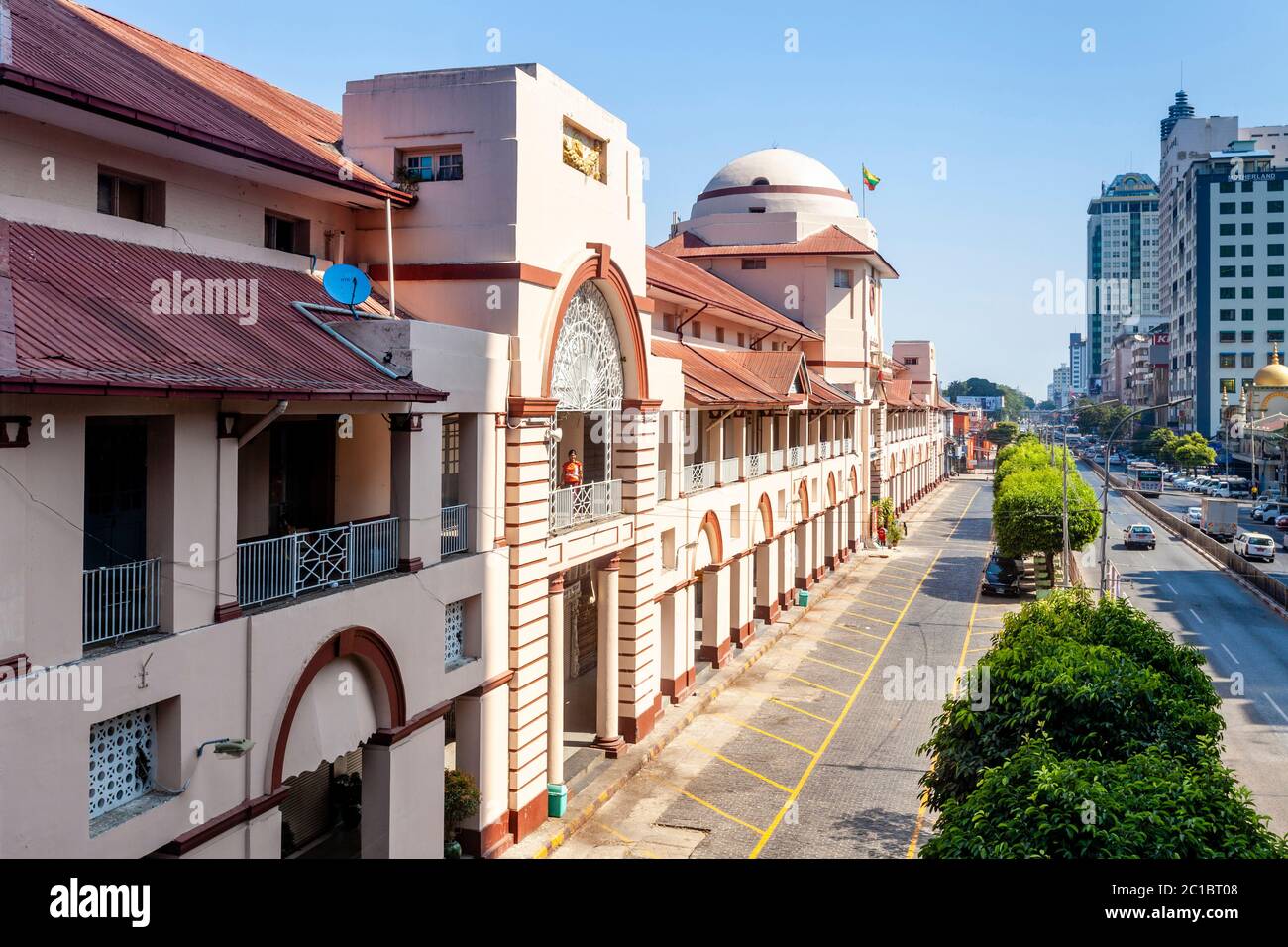 Bogyoke Aung San Market, Yangon, Myanmar Stock Photo - Alamy