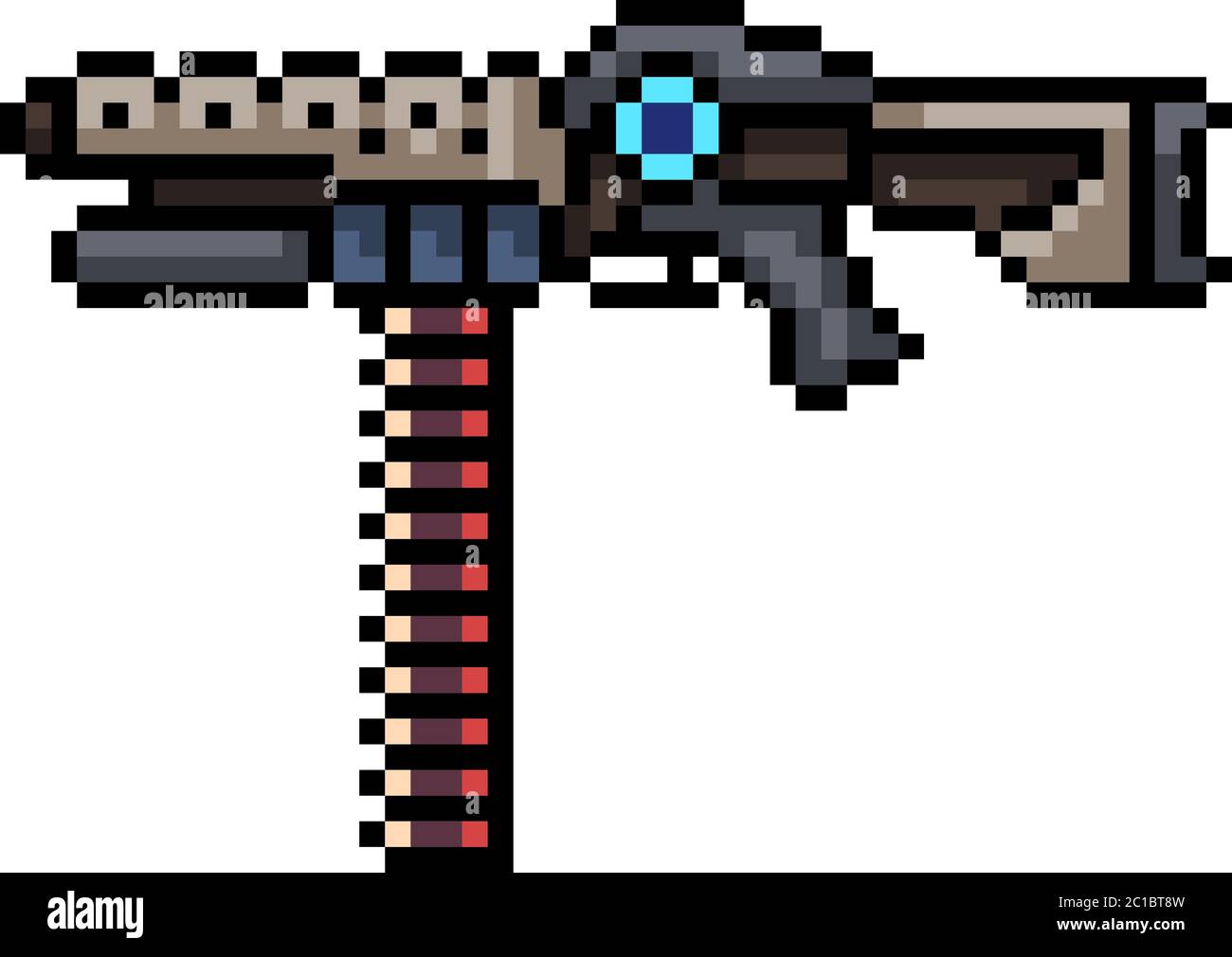 Machine gun hi Stock Vector Images - Alamy