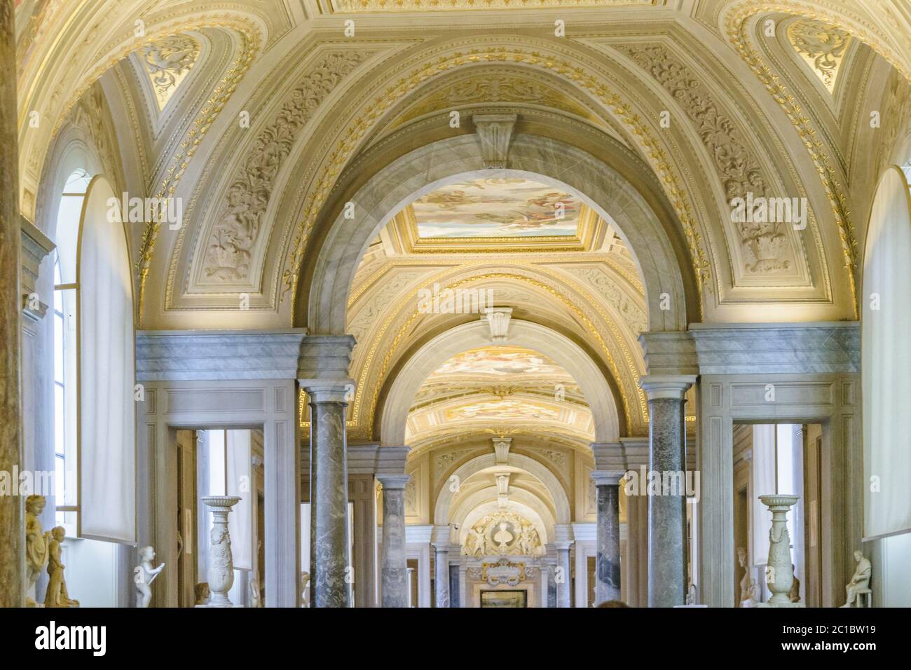 Vatican museum interior ceiling hi-res stock photography and images - Alamy