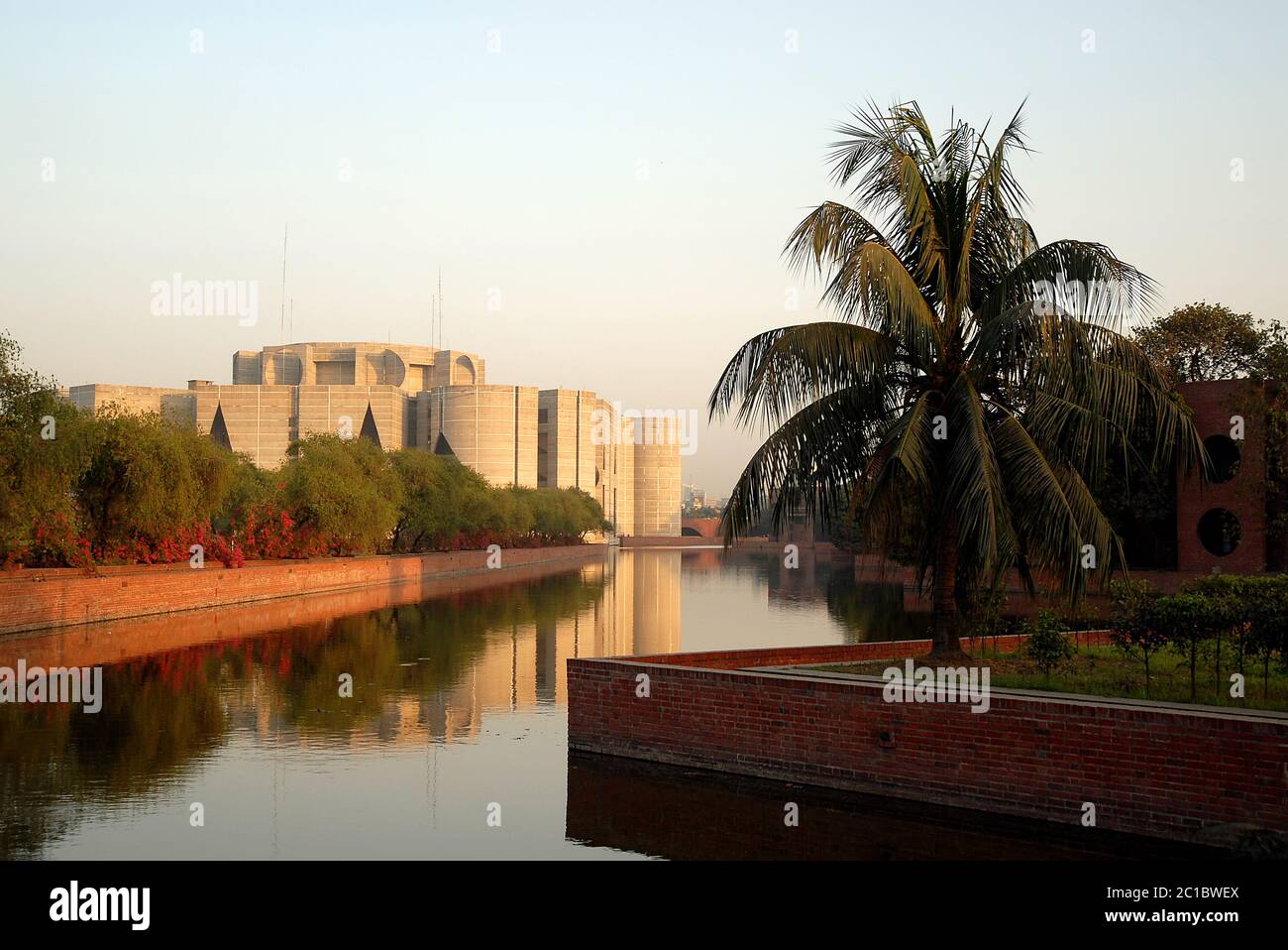 Dhaka in Bangladesh. Jatiya Sangsad Bhaban, the National Parliament ...