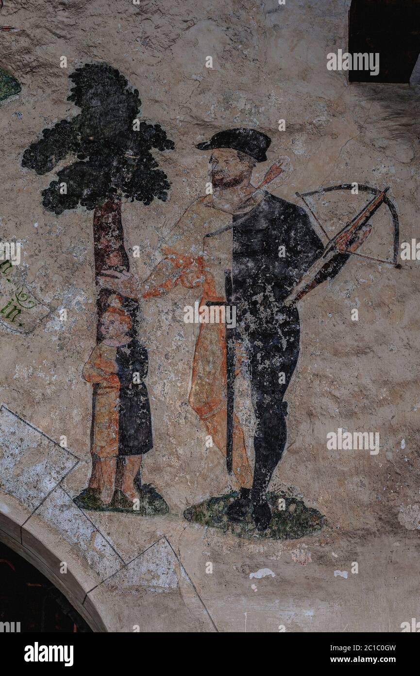 Legendary Swiss hero and national symbol of freedom, William (Wilhelm ...