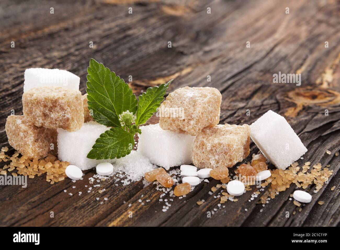 Various types of sugar Stock Photo - Alamy
