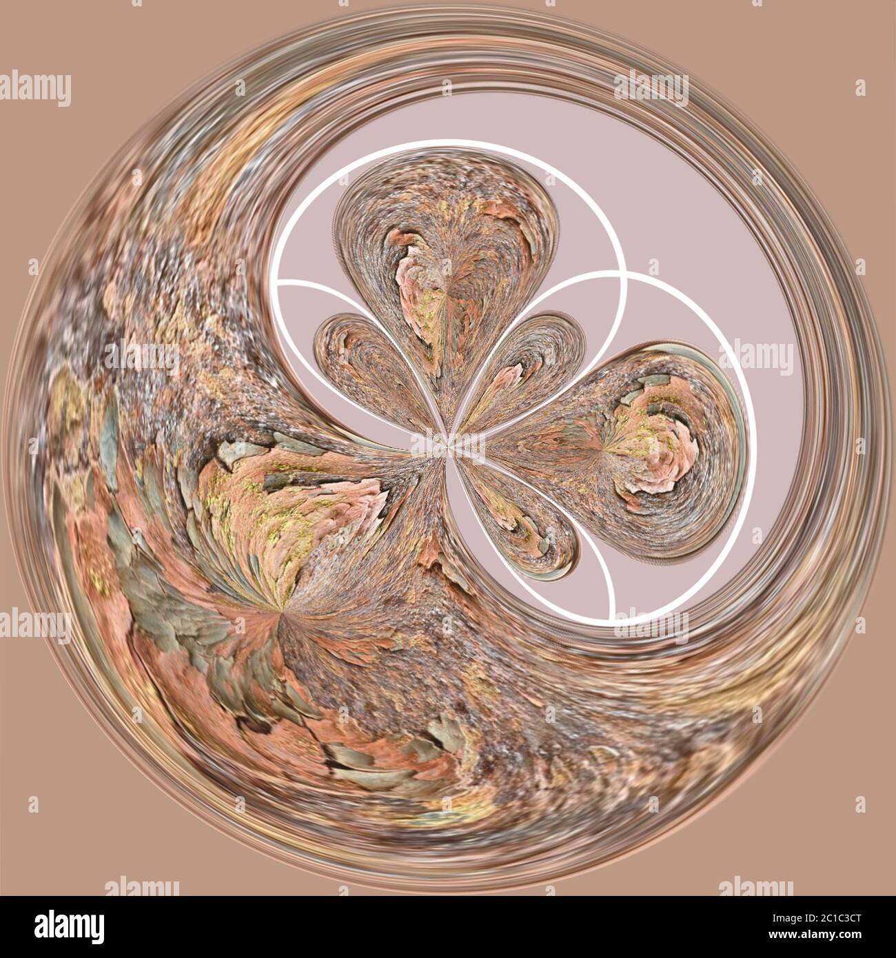 Abstract orb on plain background Stock Photo - Alamy