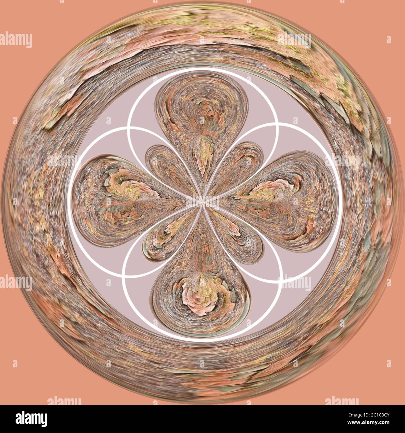 Abstract orb on plain background Stock Photo - Alamy
